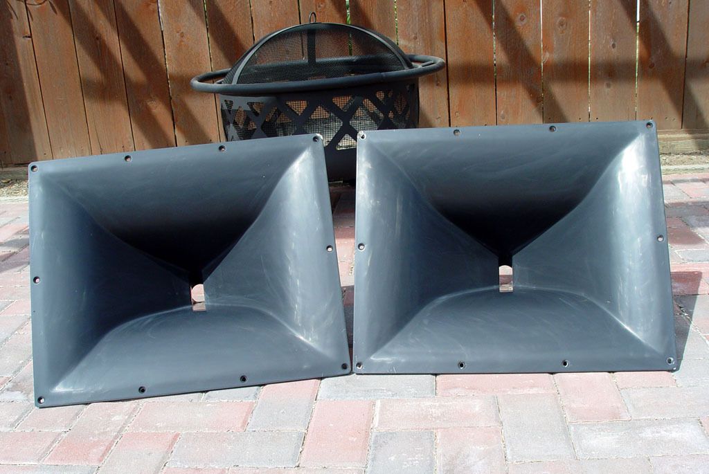 Restoring JBL Fiberglass Horns